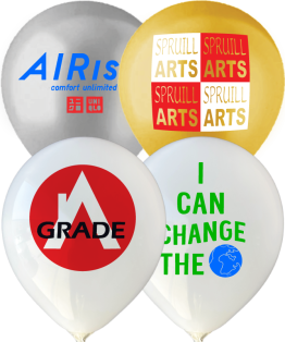 Custom Latex Balloons Multi-Color Imprint – Fastballoons.com